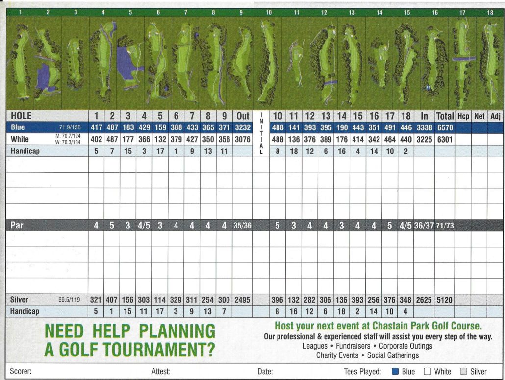 Chastain Park Golf Course - CITY OF ATLANTA GOLF