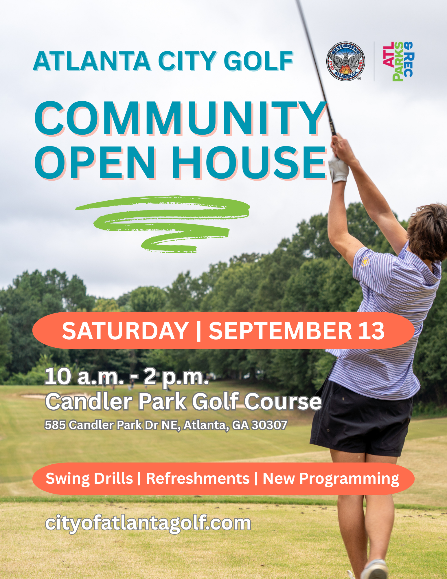 Candler Park Golf Course Community Open House - CITY OF ATLANTA GOLF